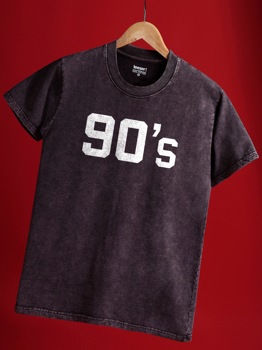 90s Acid Cotton Regular Fit T-Shirt – Retro Graphic Tee – Teeser